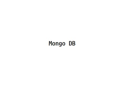 mongo db 3강 spring boot 연결 crud