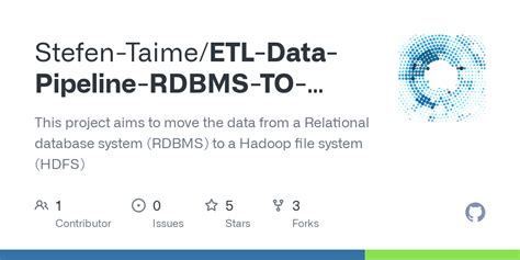 github stefen taime etl data pipeline rdbms to hdfs using airflow