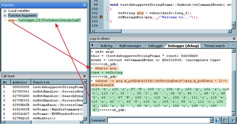 debugger scripts code blocks