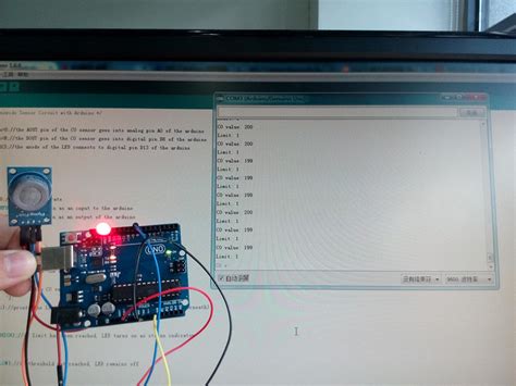 drive mq 7 carbon monoxide co gas sensor with arduino