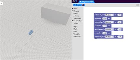 opacity with blockly not working coding cospaces edu forum