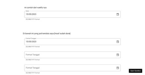 vuetify datepicker format codesandbox