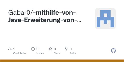 github gabar0 mithilfe von java erweiterung von imagej um eine