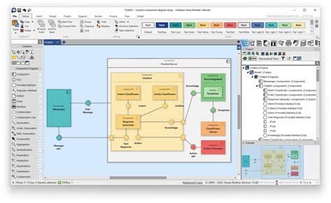 Component Diagram Tool Software Ideas Modeler