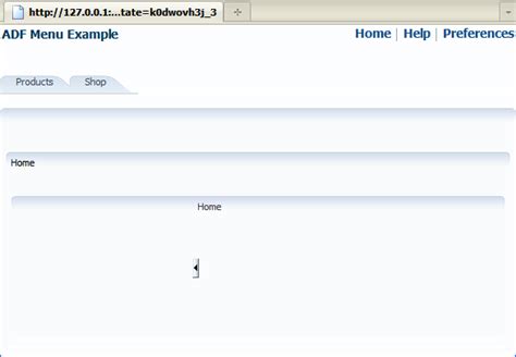 oracle jdeveloper 11g release 2 tutorials creating adf menus for page