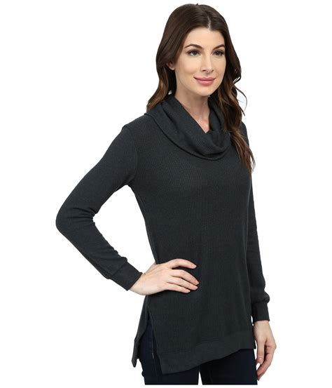 Nally Millie Long Sleeve Brush Ribbed Turtleneck Tunic