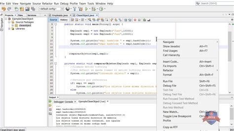metodo hashcode en la clase object en java youtube