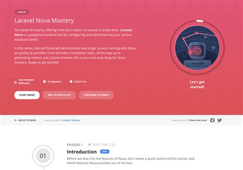 new laracasts and a new laravel nova mastery course laravel news