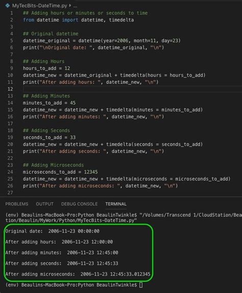 addition and subtraction of datetime with time in python subtraction