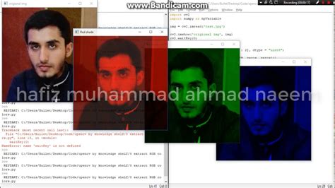 extract rgb colors from an image using opencv python