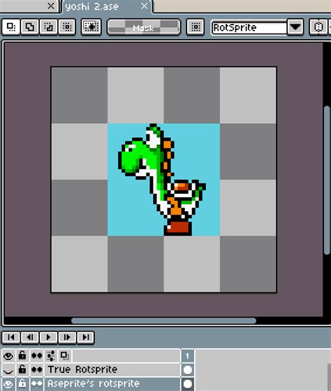 rotsprite doesn t work when scaling manually bug reports aseprite