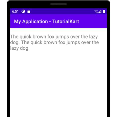 android left justify text which is very interesting