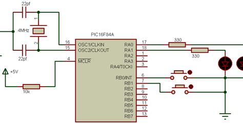 pic16f84a projects simple projects