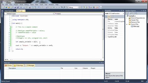 c tutorial 2 comments variables data types youtube