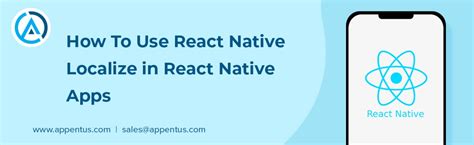 how to use react native localize in react native app appentus