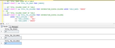 sql server total rows column count angular react vue