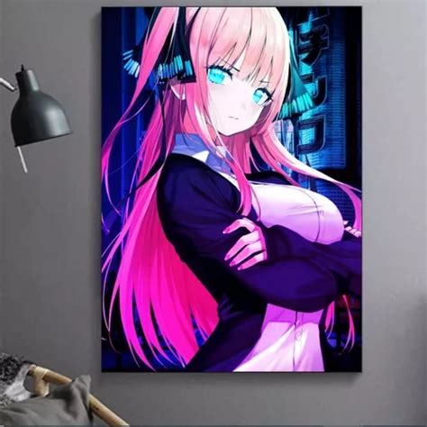 Cuadro Decorativo Anime Quintillizas Nino Nakano Stickers Meses Sin