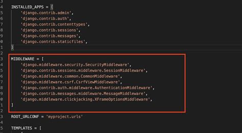 django 3 configuring the application