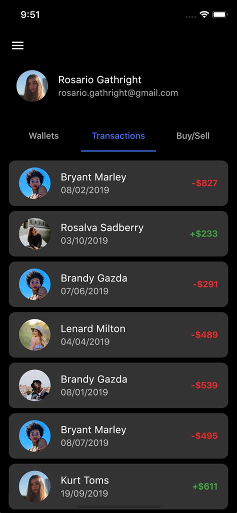 flutter representation of a crypto app concept