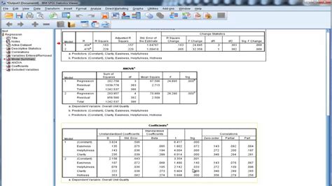 hierarchical multiple regression part 4 youtube