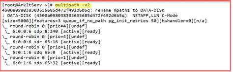 howto configure linux lvm with multipath enabled arkit