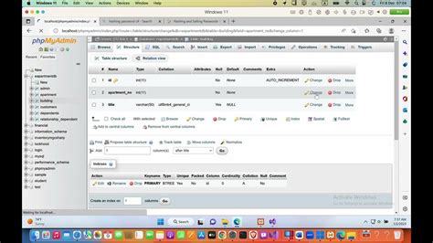 error creating foreign key on apartment no check data types in