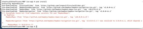 cannot update pod install rc8 for navigate by podfile · issue 678