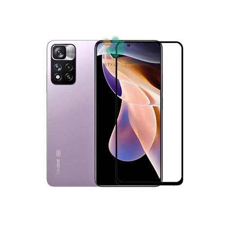 گلس گوشی شیائومی Redmi Note 11 Pro مدل تمام صفحه استایل آپ