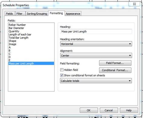 solved rebar schedules sum autodesk community