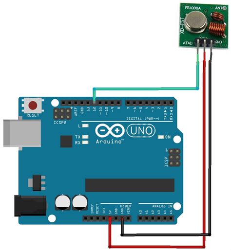 using rf 433mhz transmitter receiver modules with arduino