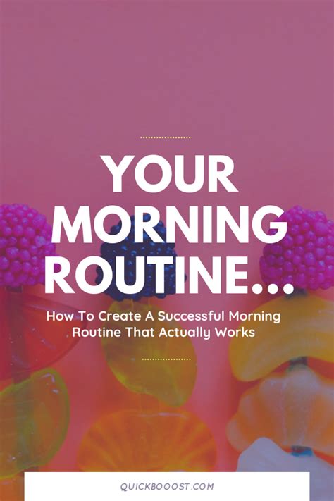 How To Create A Successful Morning Routine That Actually Works With