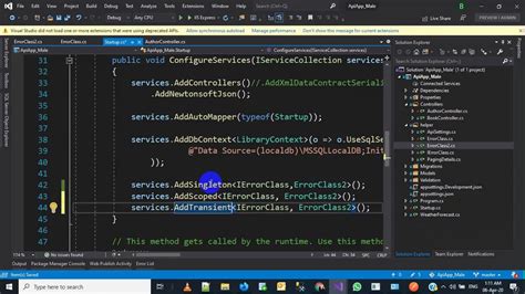 asp net core restful api dependency injection youtube