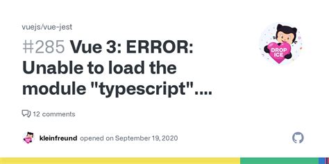 vue 3 error unable to load the module typescript using ts jest