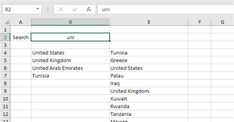 search box in excel easy excel tutorial