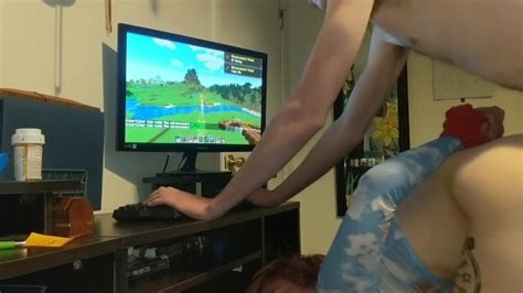 sexy gf gets tied up and bent over while i play minecraft thumbzilla