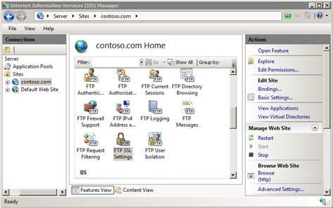 ftp over ssl the official microsoft iis site