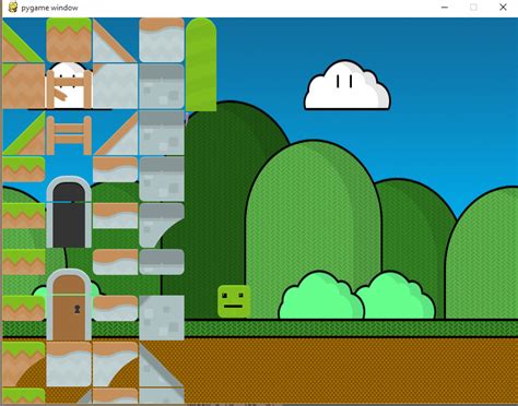 python all of spritesheet being displayed onto screen