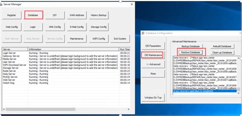 how to solve the issue of connecting to database failed