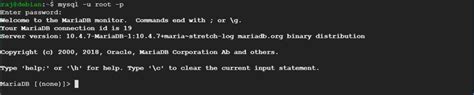 how to install mariadb on debian 9 debian itzgeek