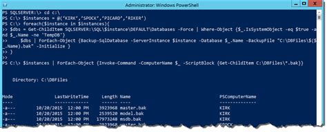 powertip use powershell to back up system databases scripting blog