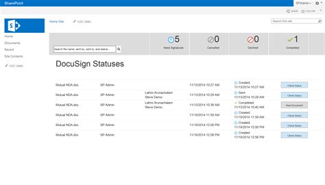 docusign for sharepoint 2013 2016 docusign