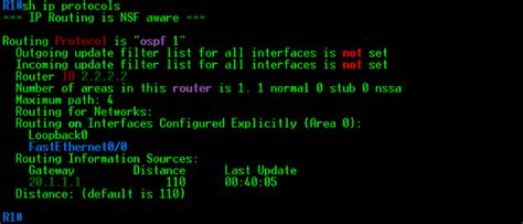configuring ospf stub areas in cisco geeksforgeeks