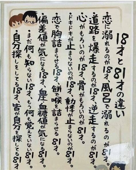 18歳と81歳の違い Twitter検索 Twitter Instagram Posts Instagram Humor