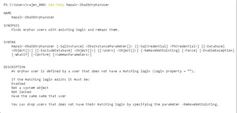 fix orphan users in sql server using dbatools powershell