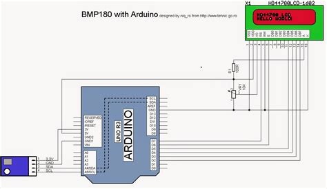 arduino tehniq bmp180 sensor and arduino