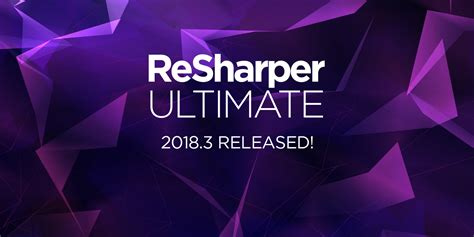 resharper ultimate 2018 3 is released tools blog