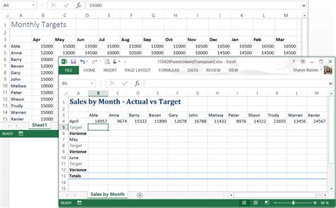 excel paste a link and paste special transpose your data excel at work