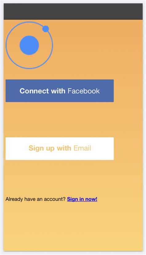 creating an attractive login screen in ionic 1 x with