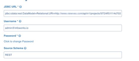 how to perfrom rest ingestion using generic jdbc source