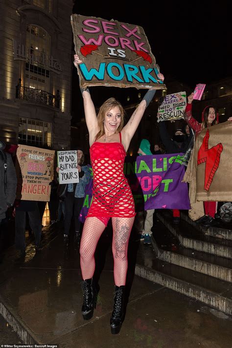 Women Take To Londons Street To Protest About Sex Worker Laws Daily